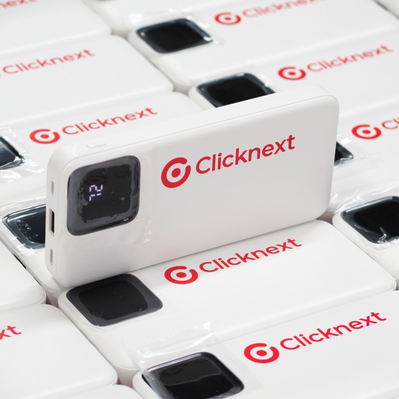โรงงาน แบตสำรอง power bank | พาวเวอร์แบงค์ สกรีน Clicknext